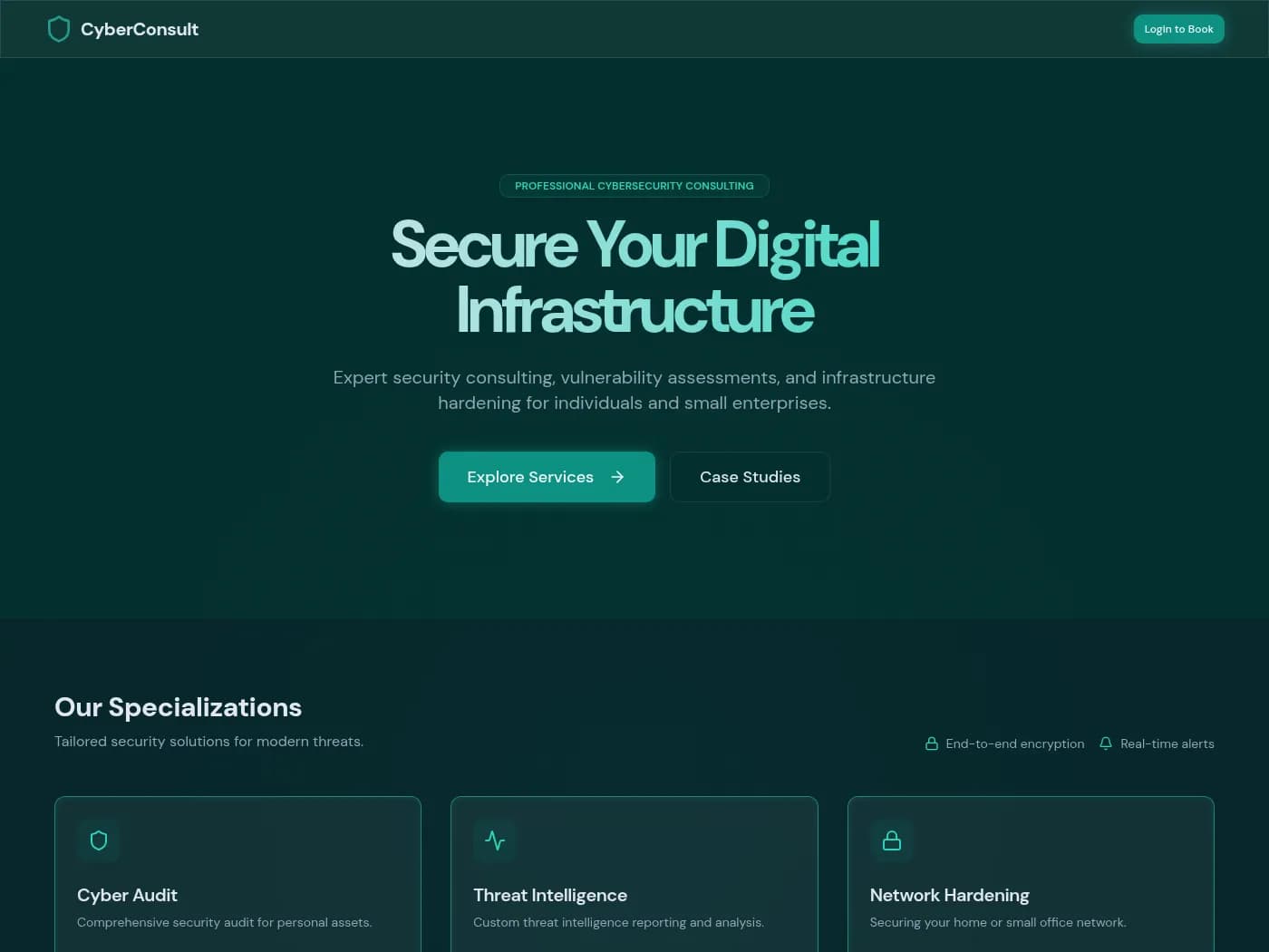 CyberConsult Booking Hub