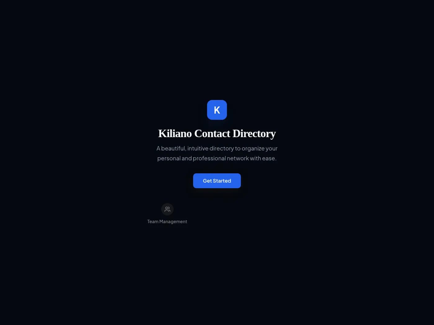 Kiliano Contact Directory