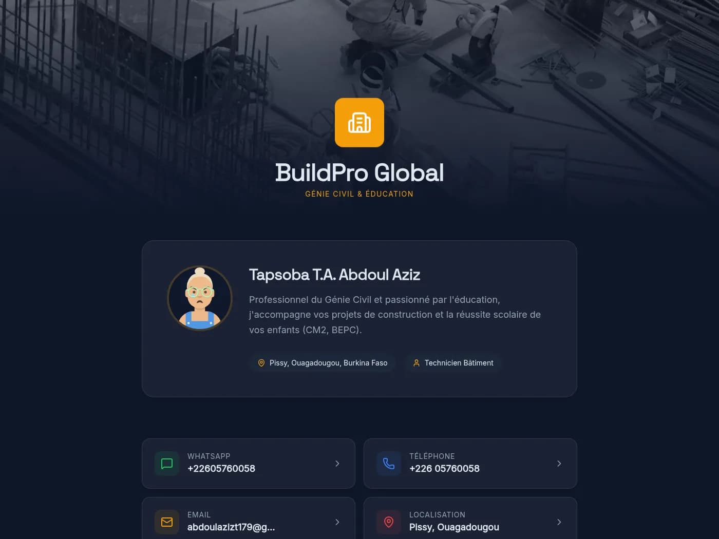 Contact Directory Portal