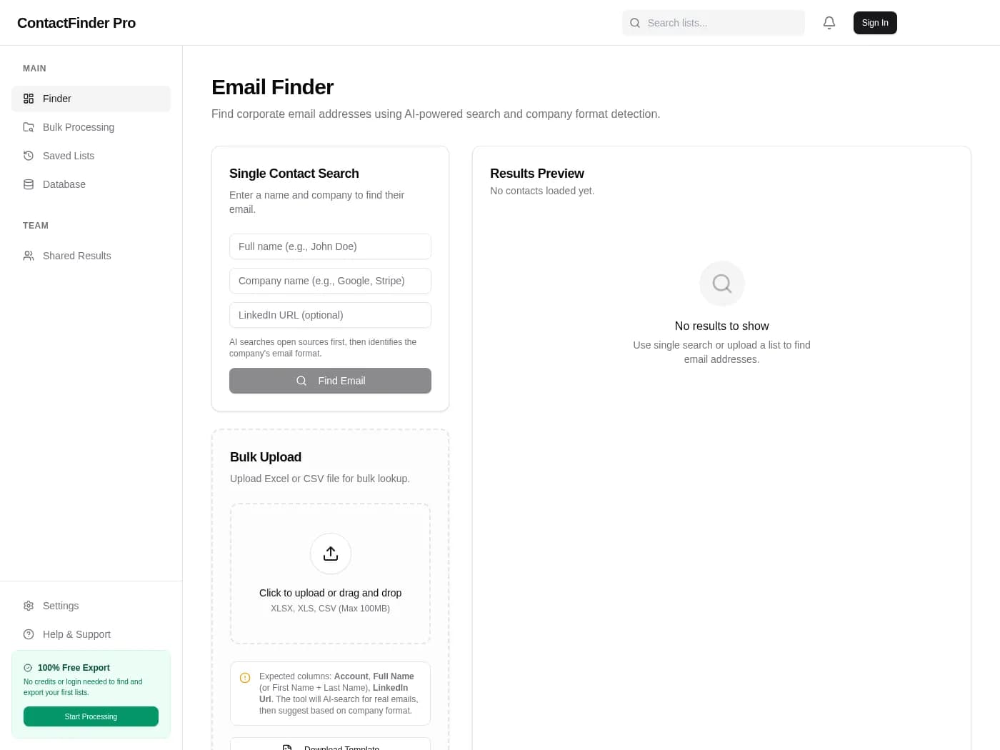 ContactFinder Pro