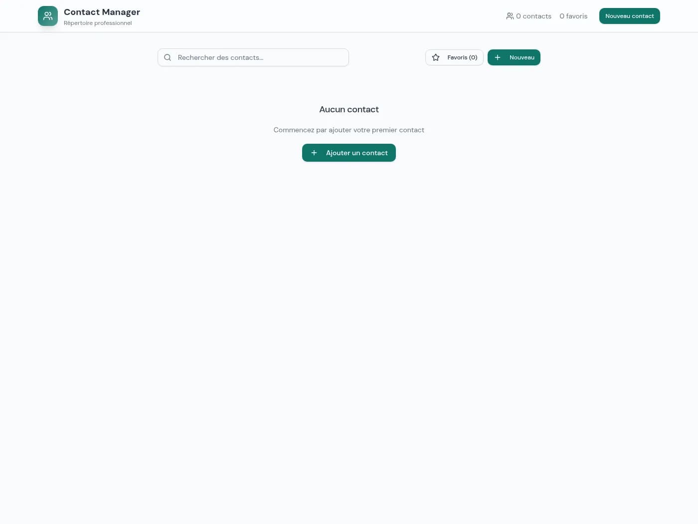 Contact Manager Pro