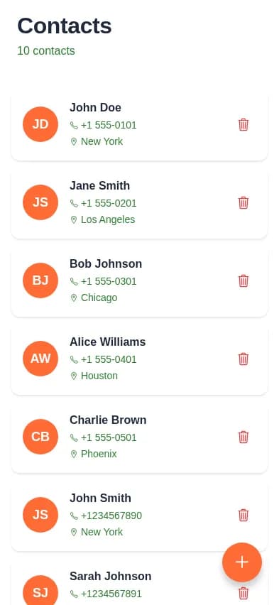 Smart Contacts Mobile