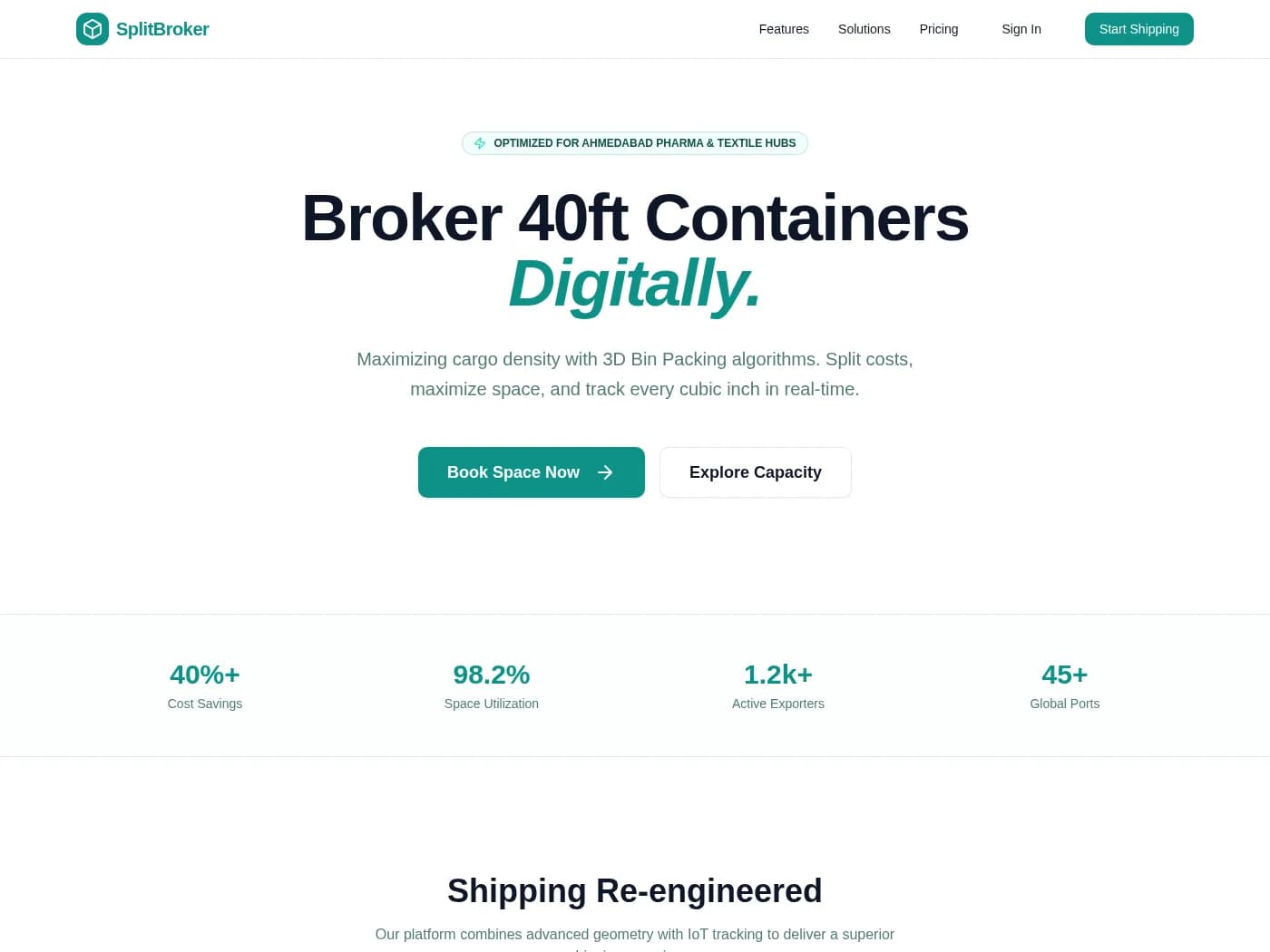Container Split Broker