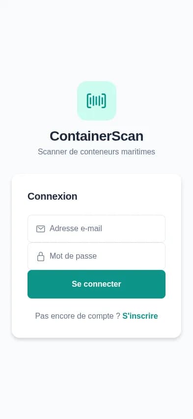 Container Scanner App