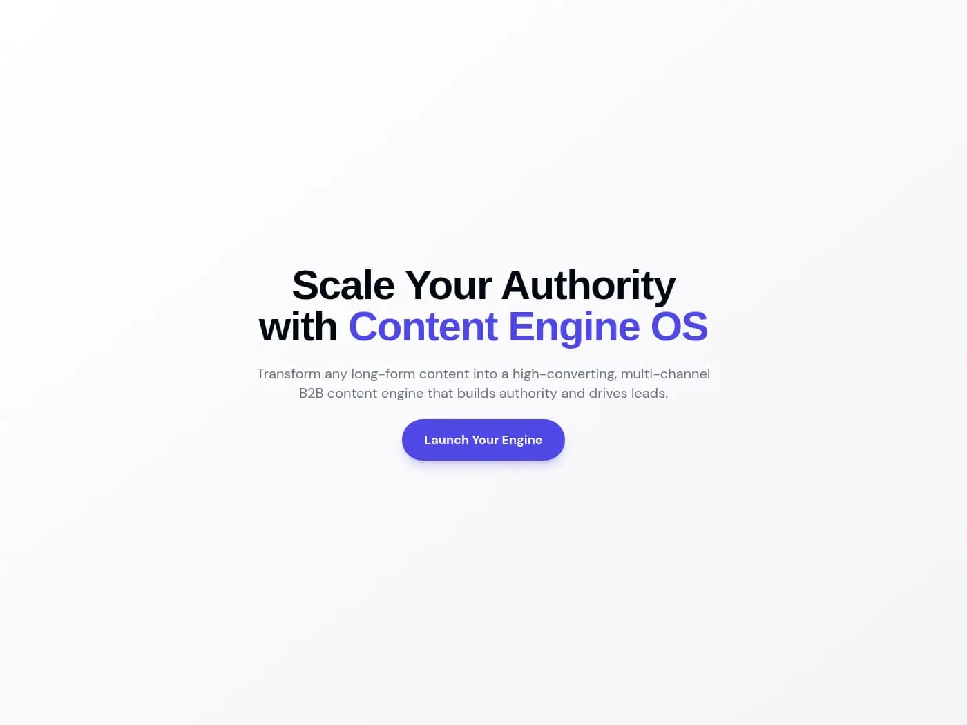Content Engine OS
