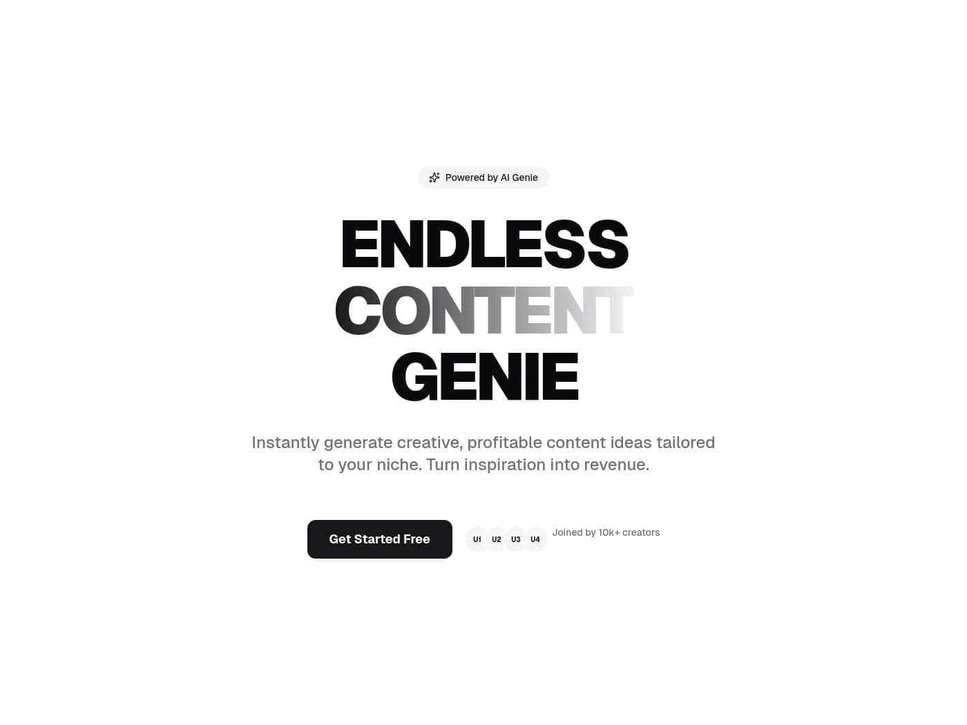 Endless Content Genie