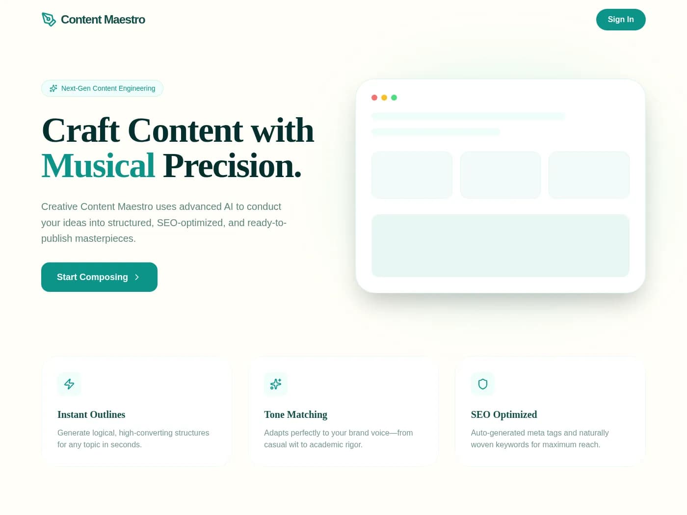 Creative Content Maestro