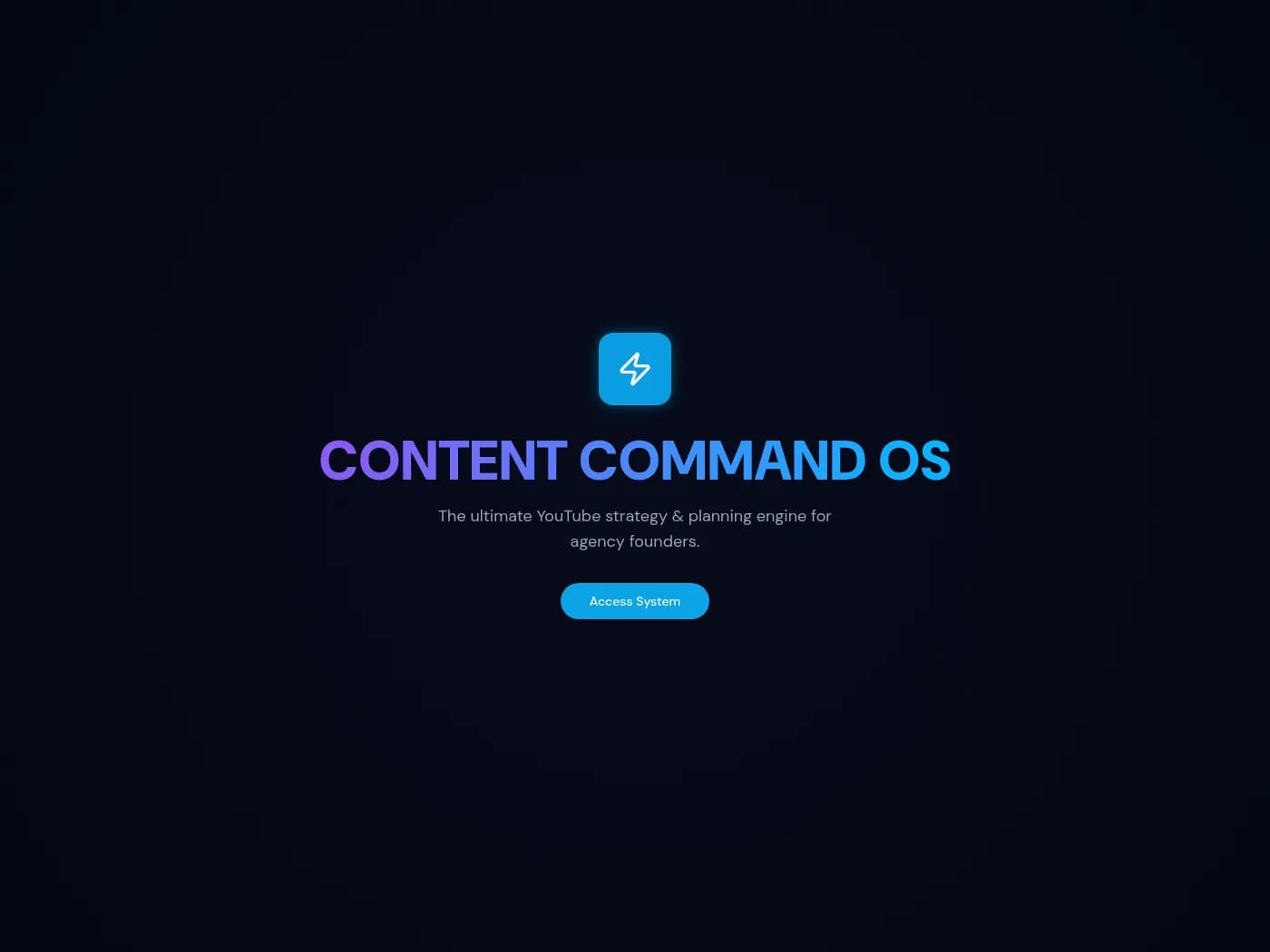 Content Command OS