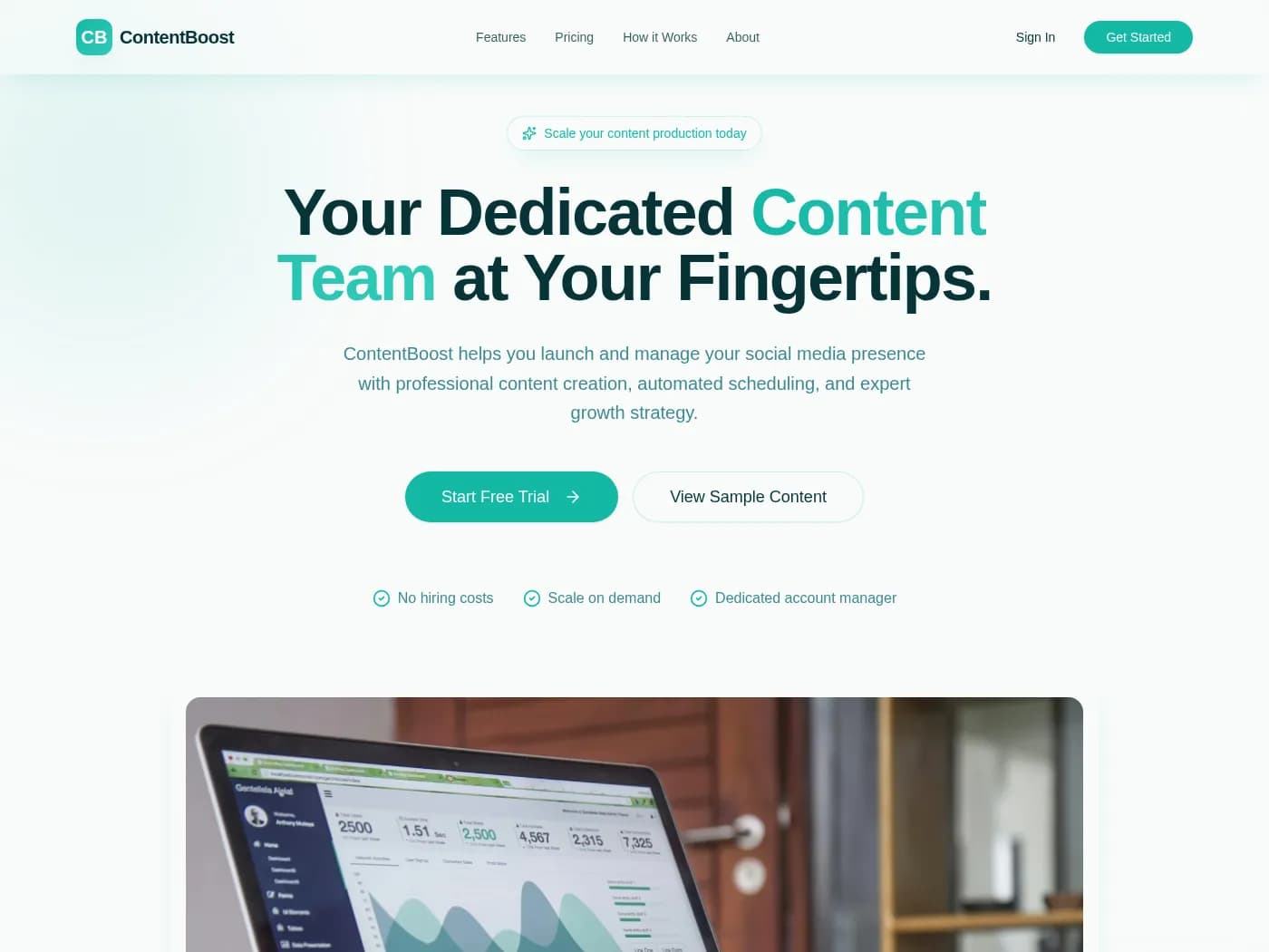 ContentBoost SaaS