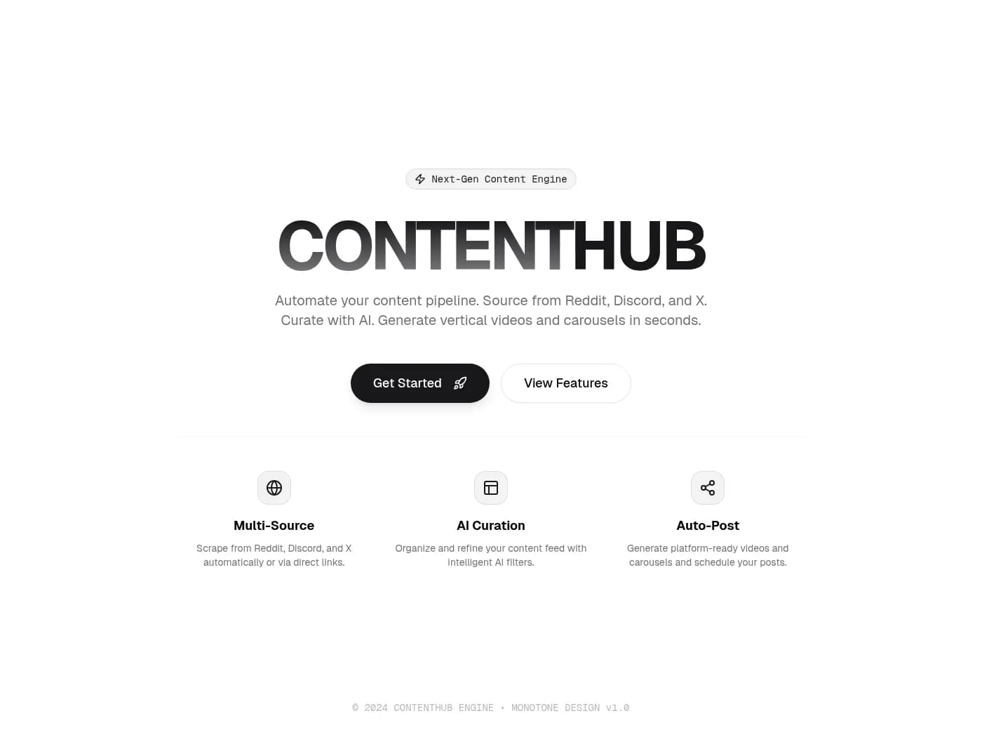 ContentHub Engine
