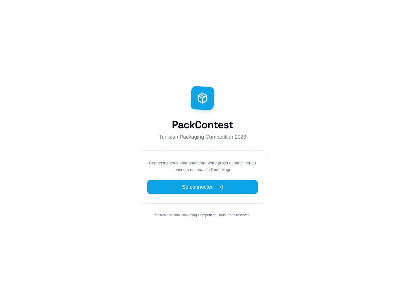 PackContest Registration Portal