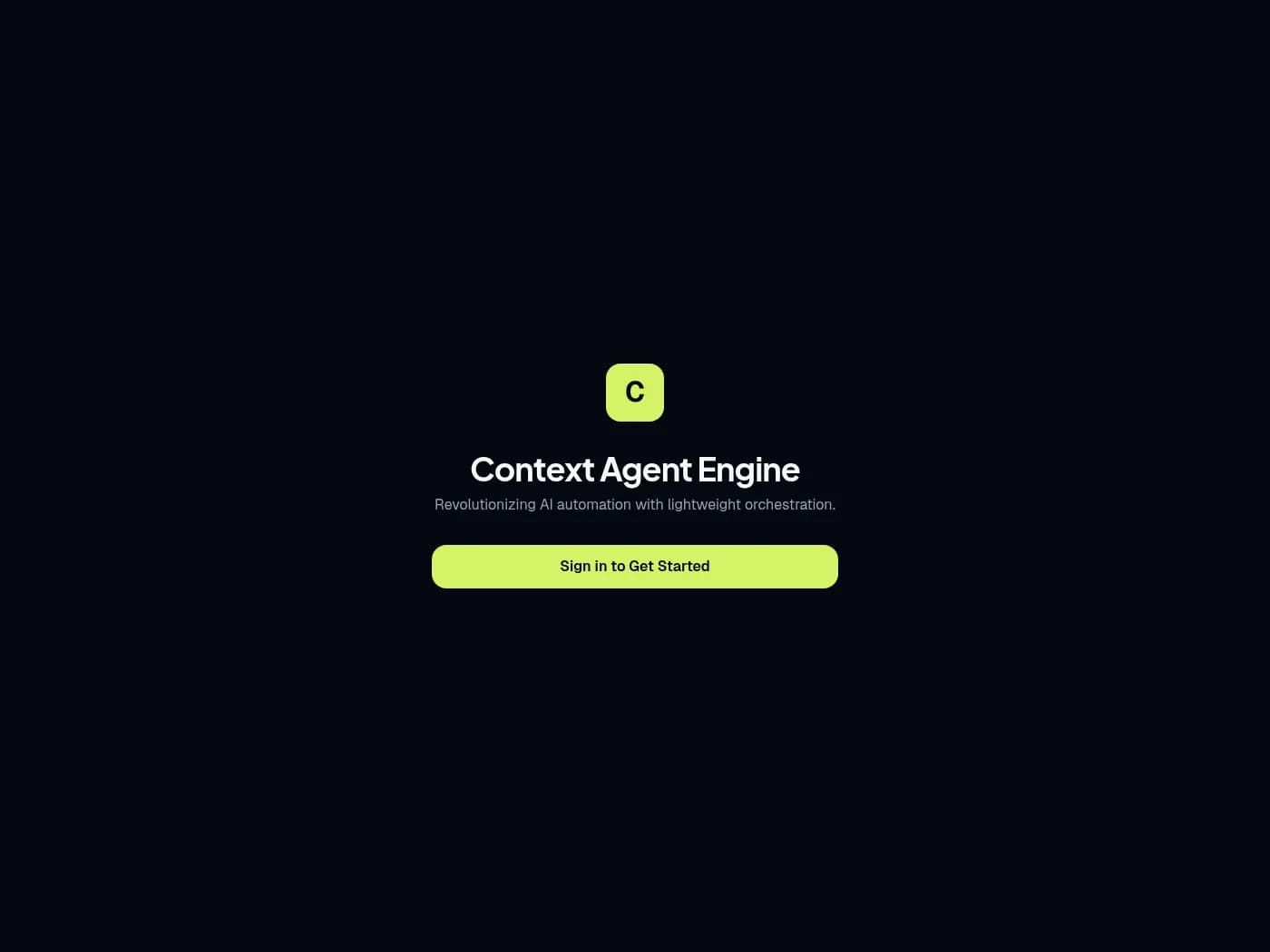 Context Agent Engine