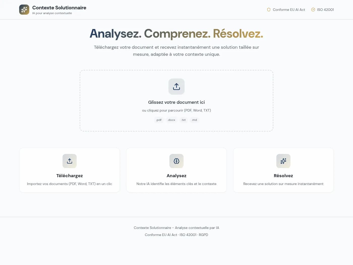 Contexte Solutionnaire