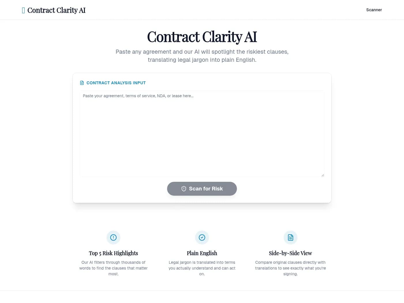 Contract Clarity AI