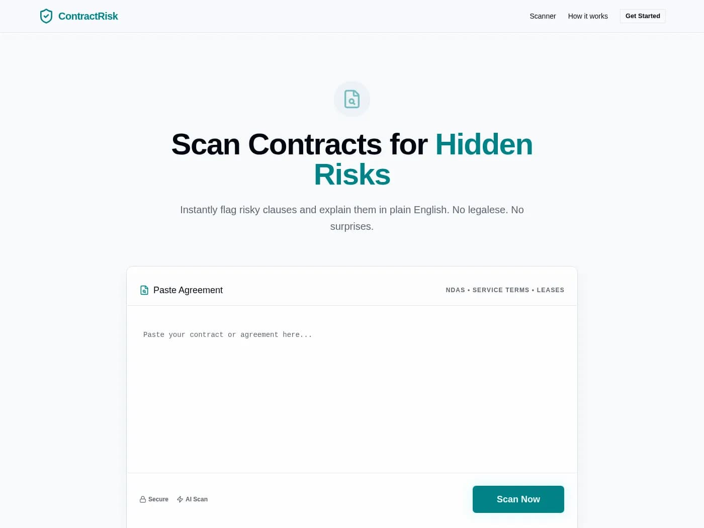 Contract Risk Scanner