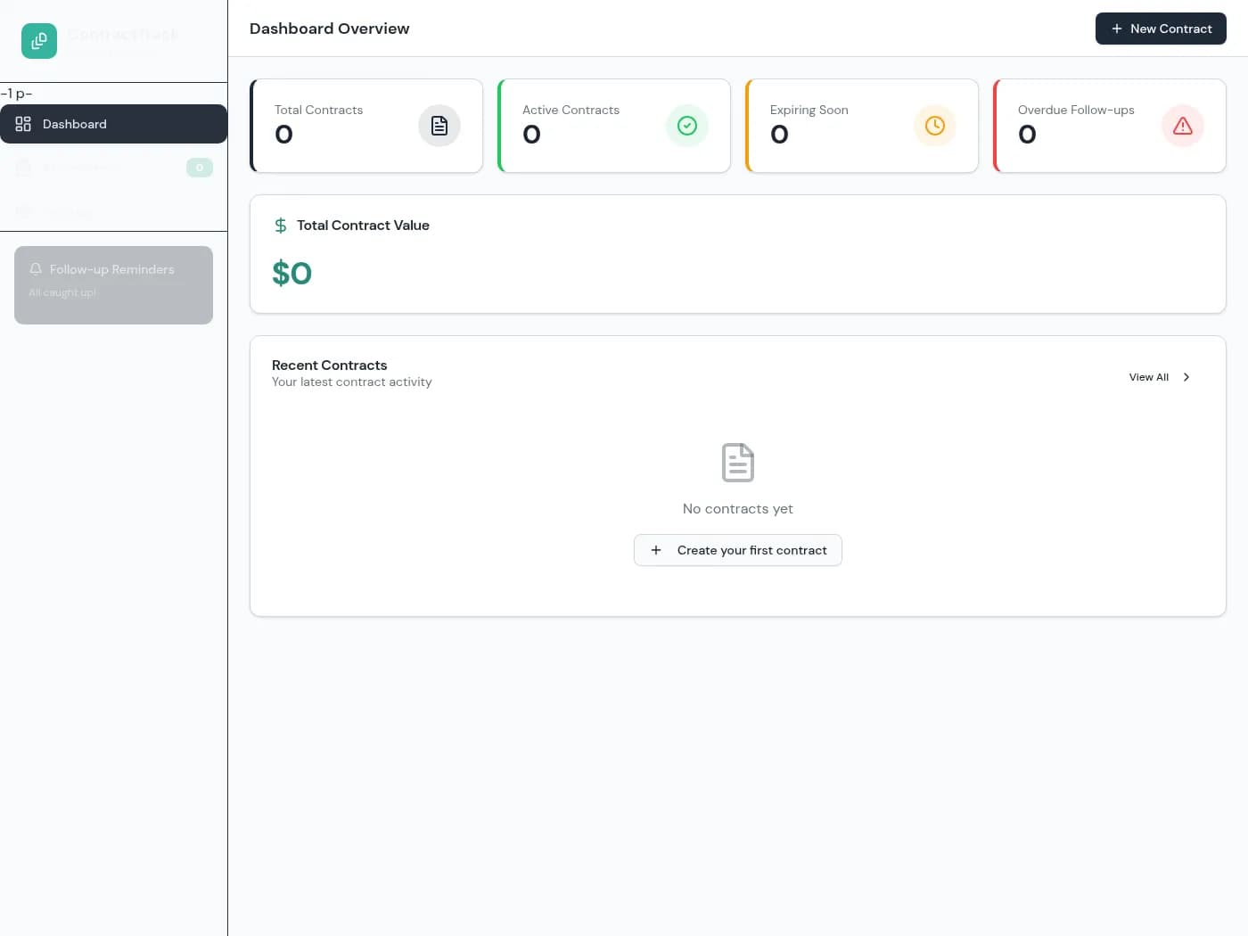 Contract Tracker App