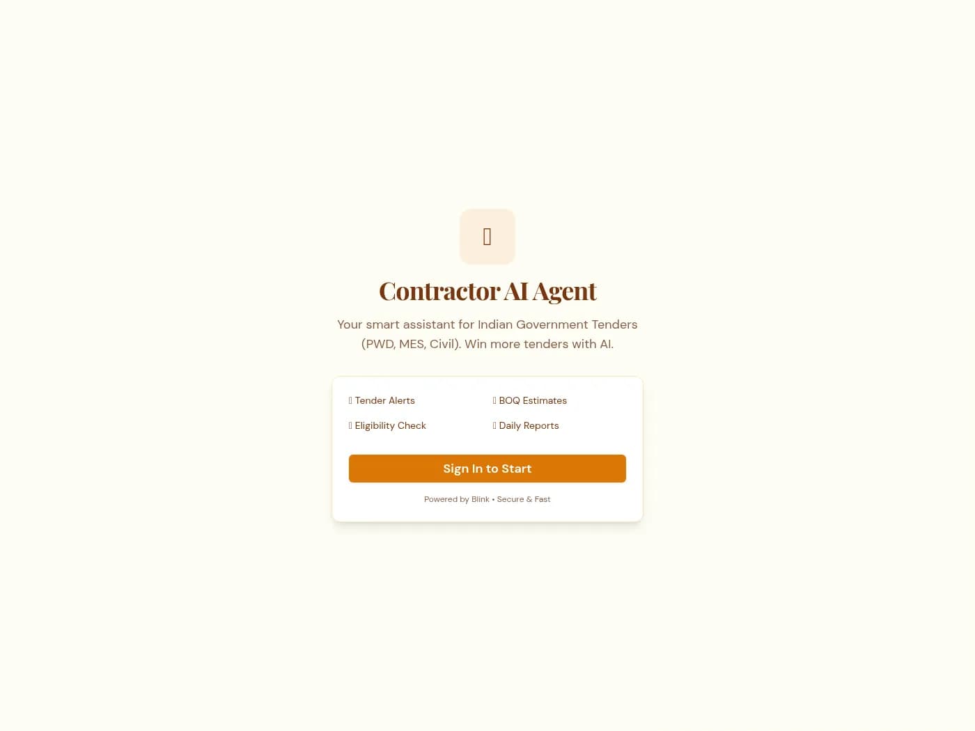 Contractor AI Agent