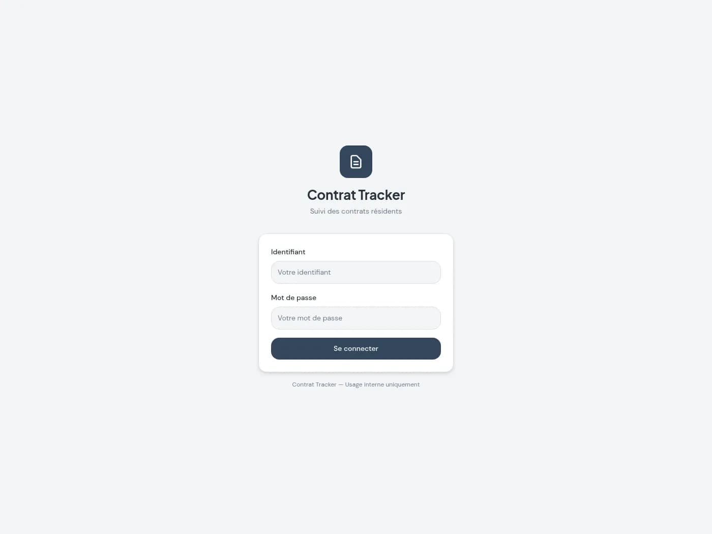 Contrat Tracker Résidents