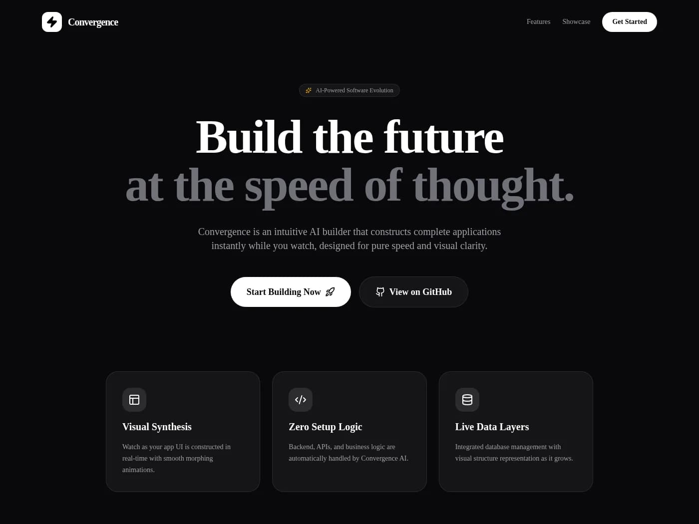 Convergence AI Builder
