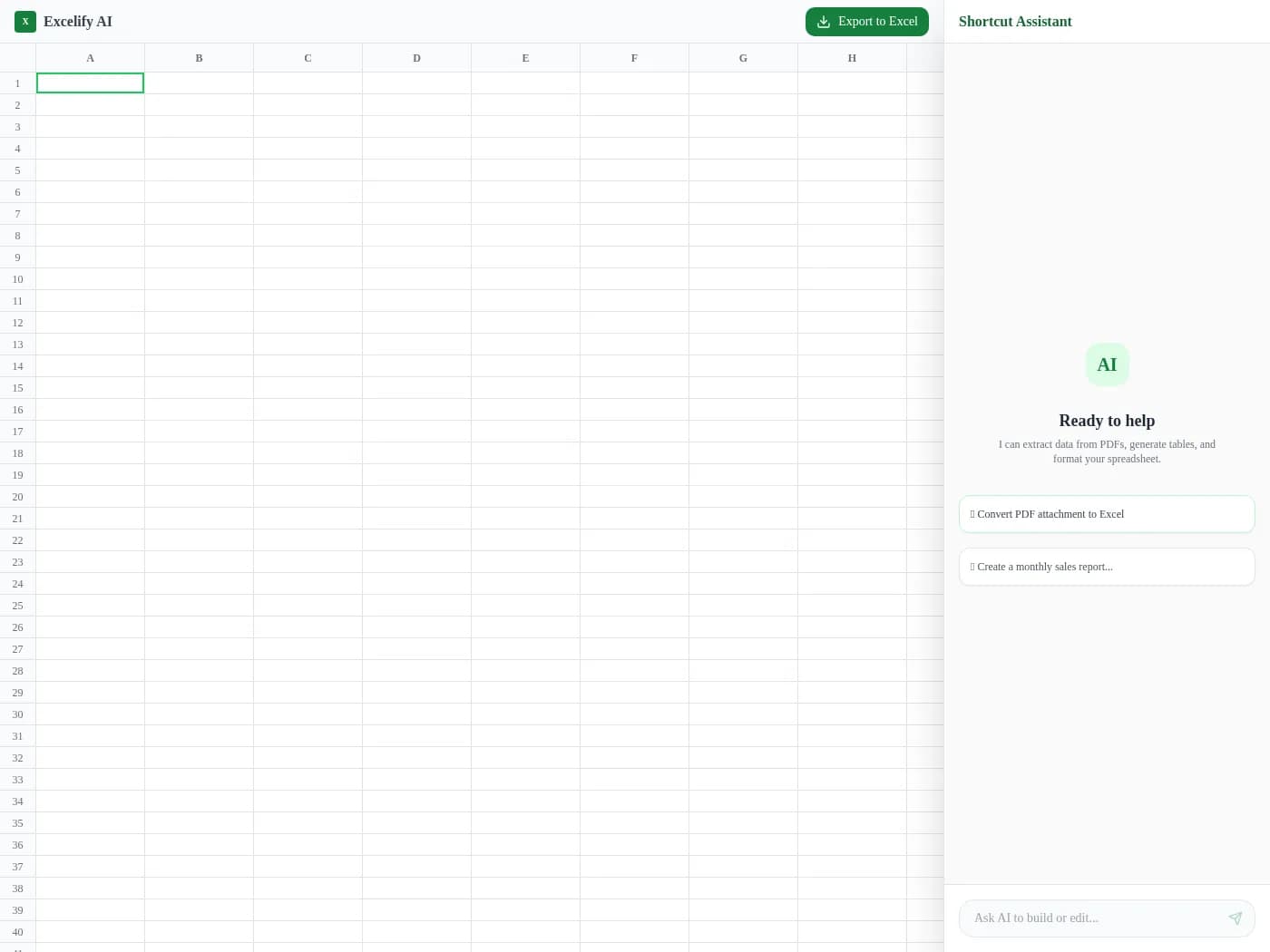 Excelify Tool