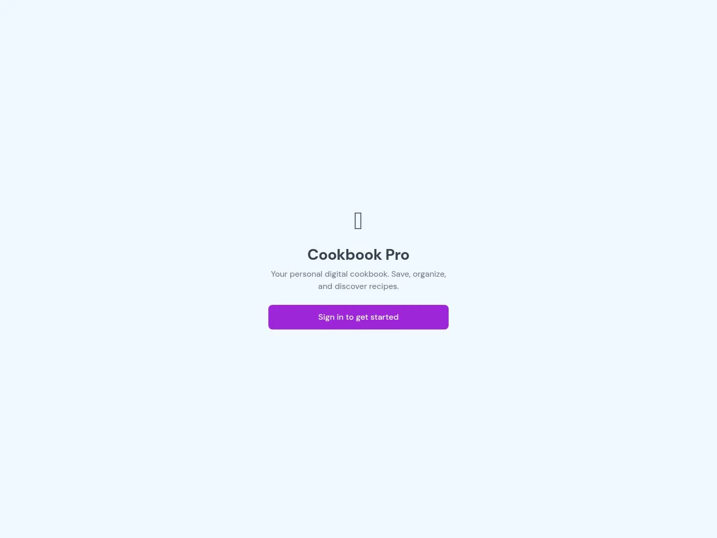 Cookbook