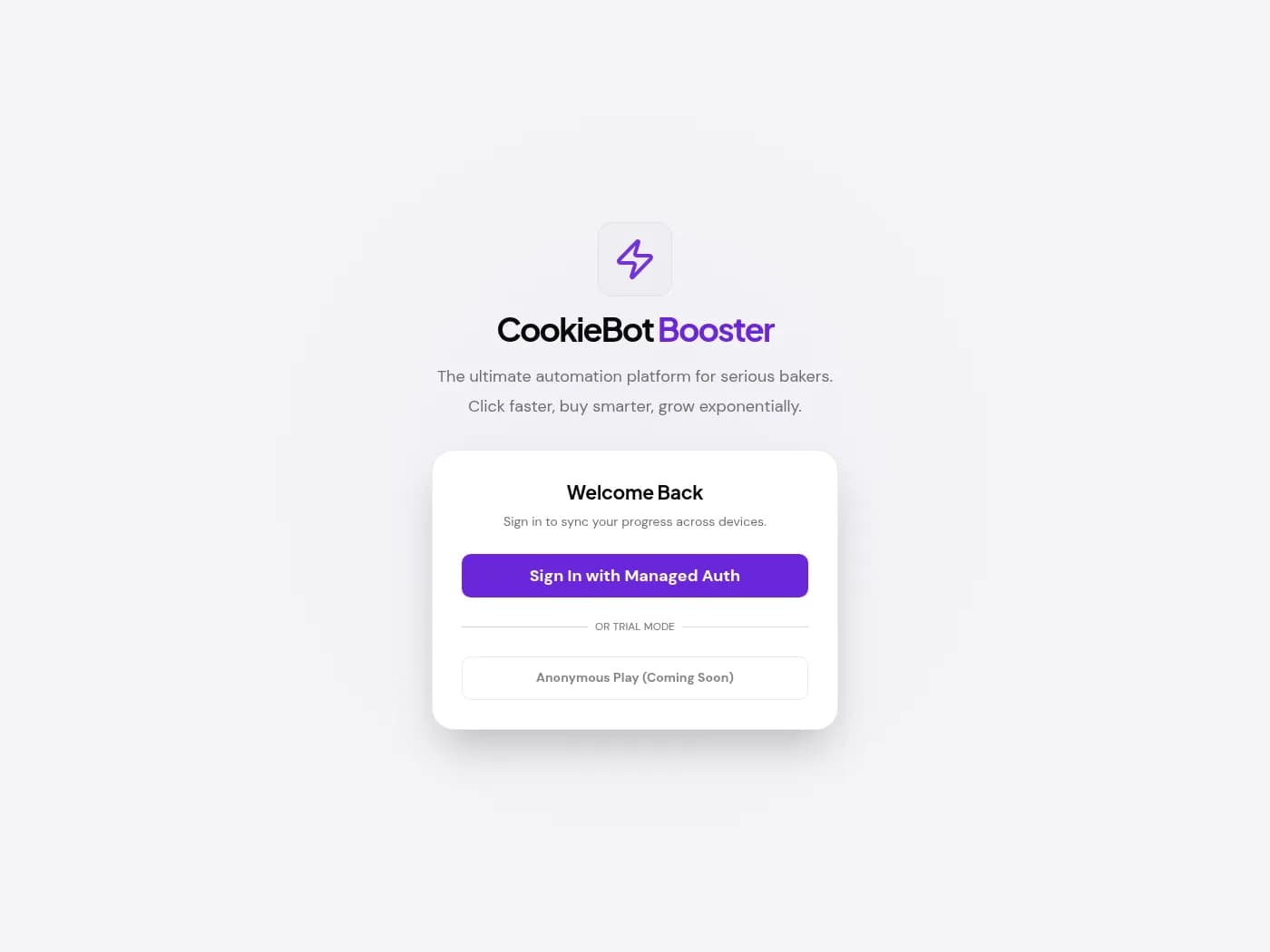 Cookie Clicker Booster