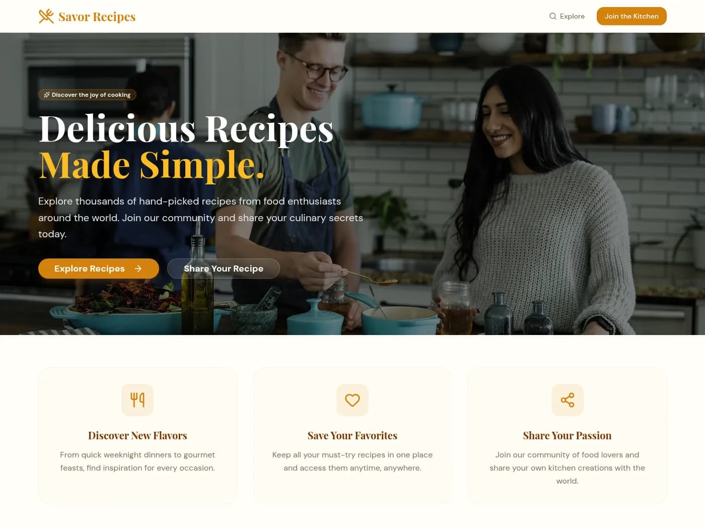 Savor Recipes