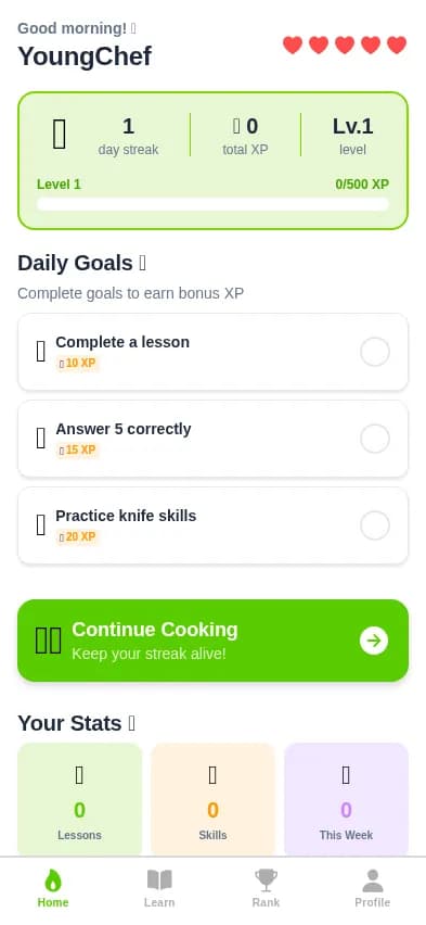 Cookingo: Gamified Cooking