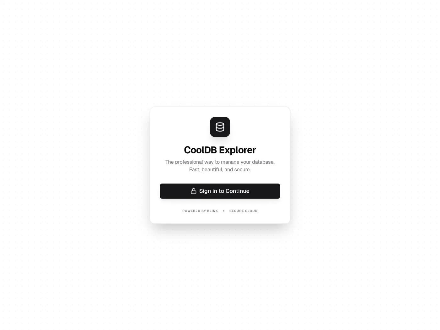 Cool Database Plugin