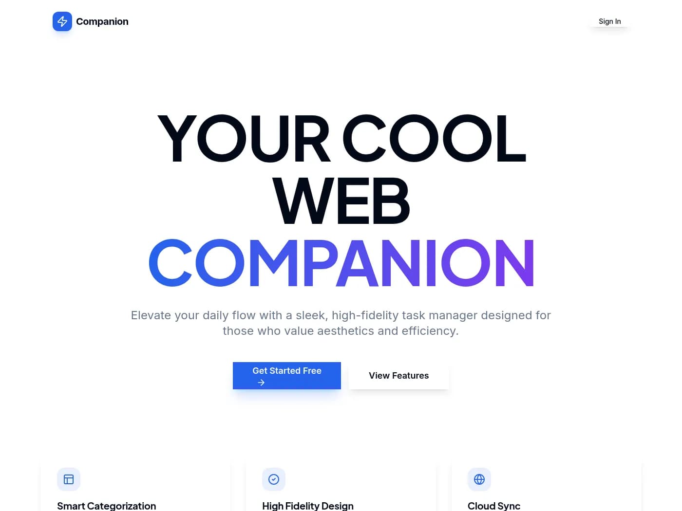 Cool Web Companion