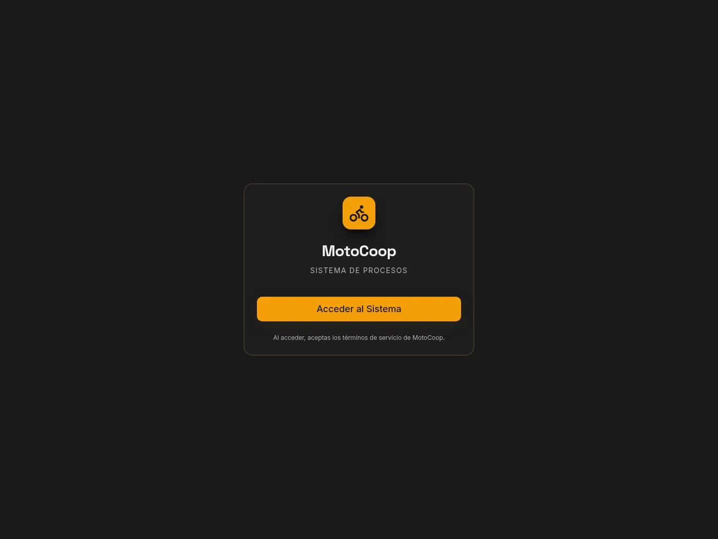MotoCoop Proceso System