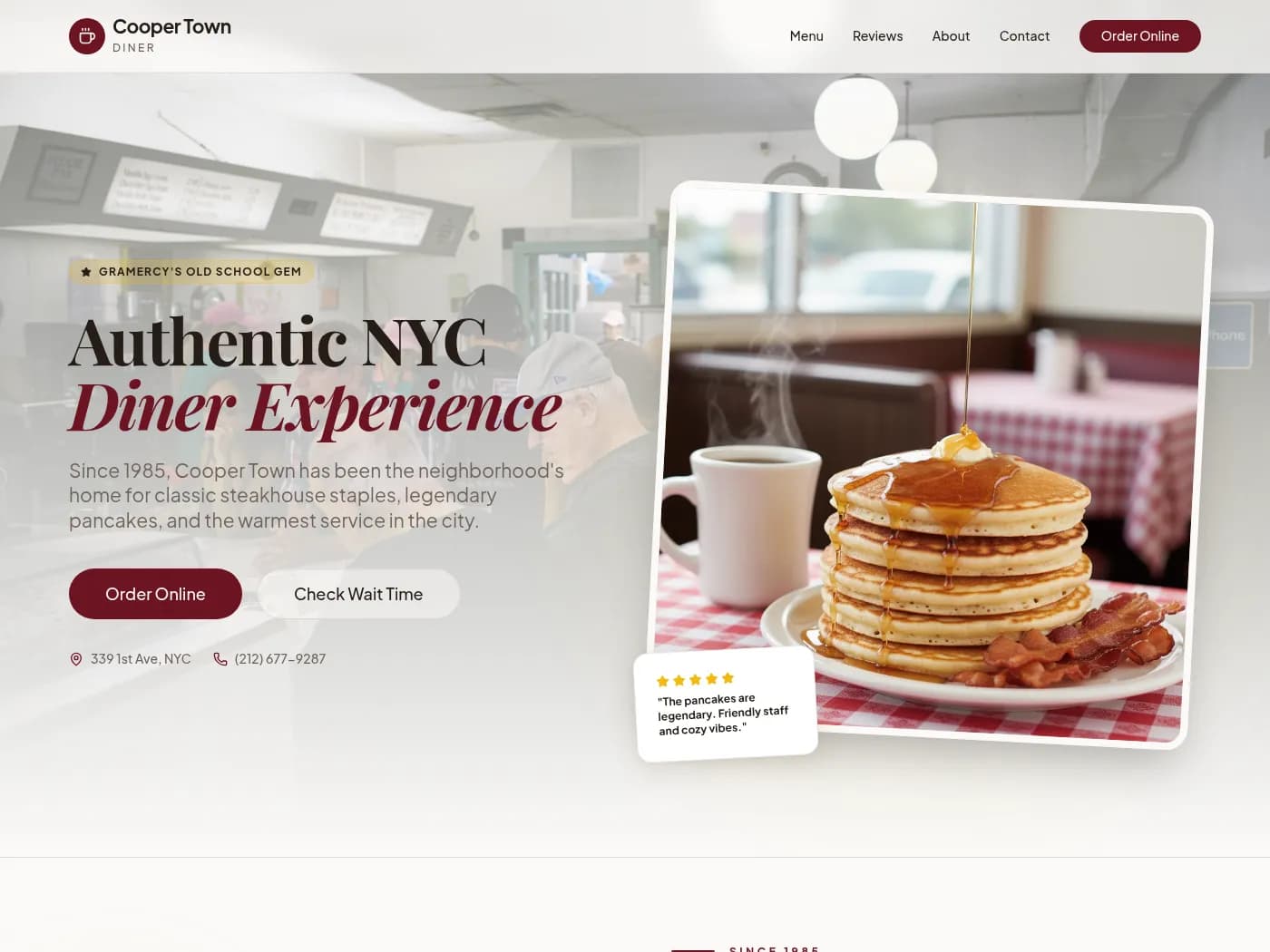 Cooper Town Diner Web