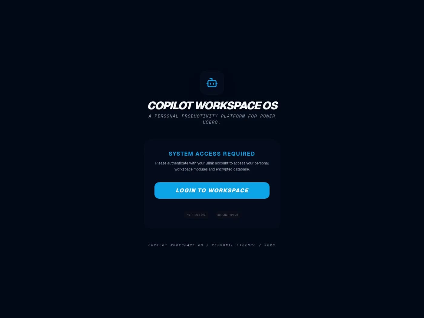 CoPilot Workspace OS