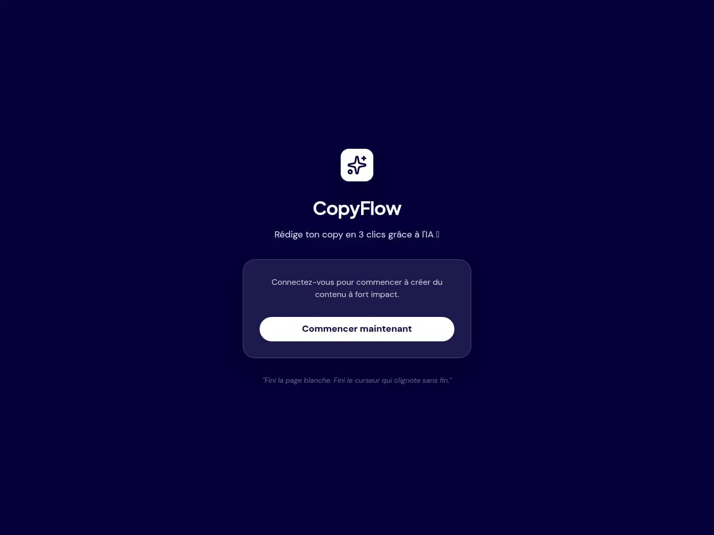 CopyFlow Clone
