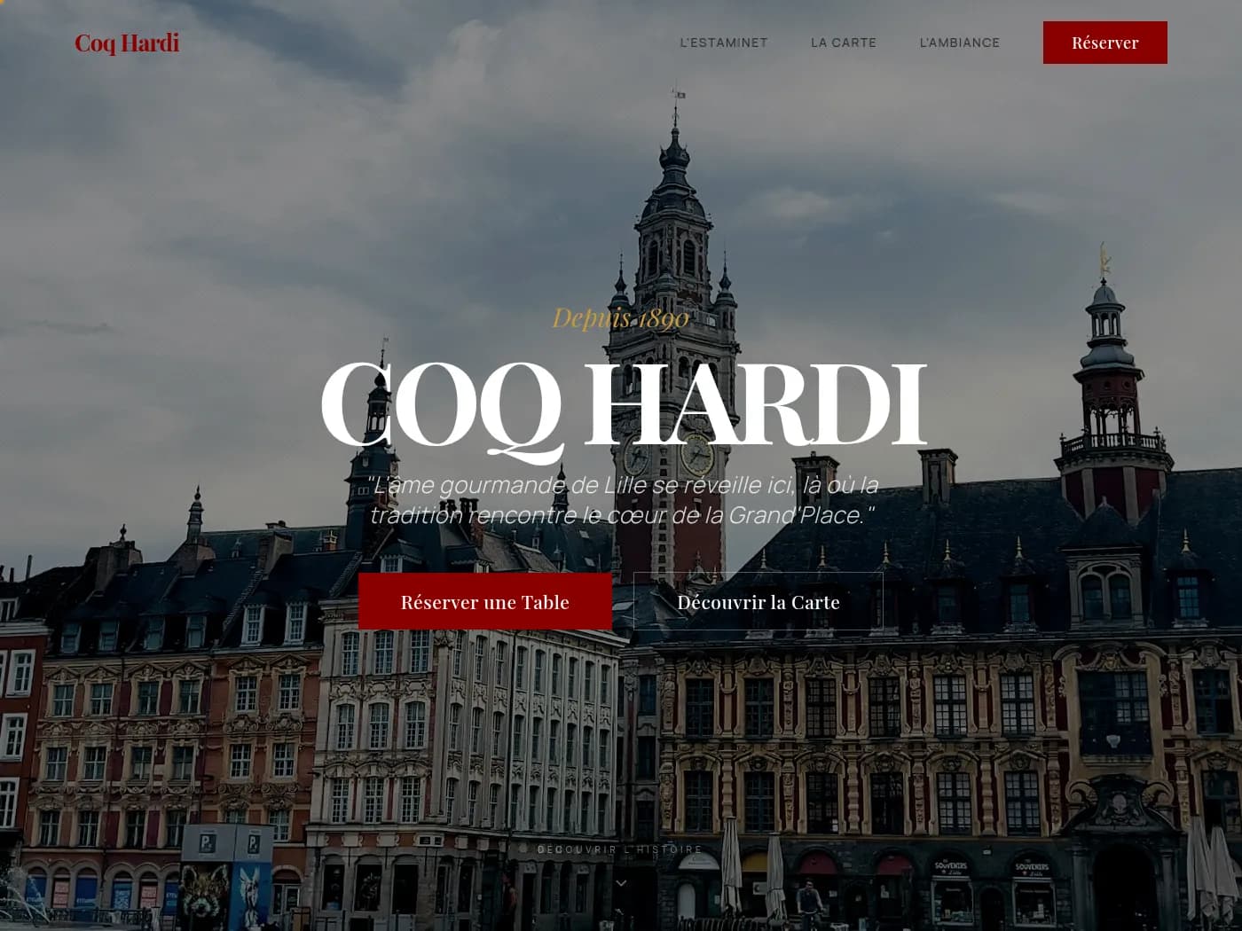 Coq Hardi Web Presence