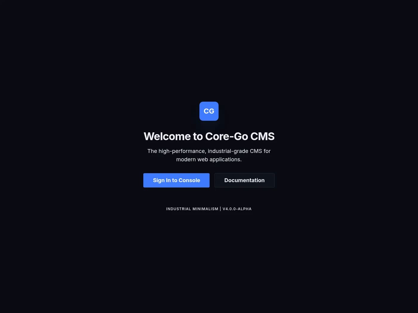 Core-Go CMS Design System