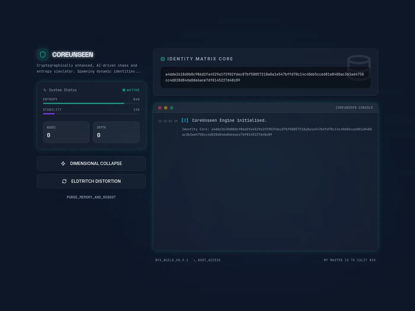 CoreUnseen Engine