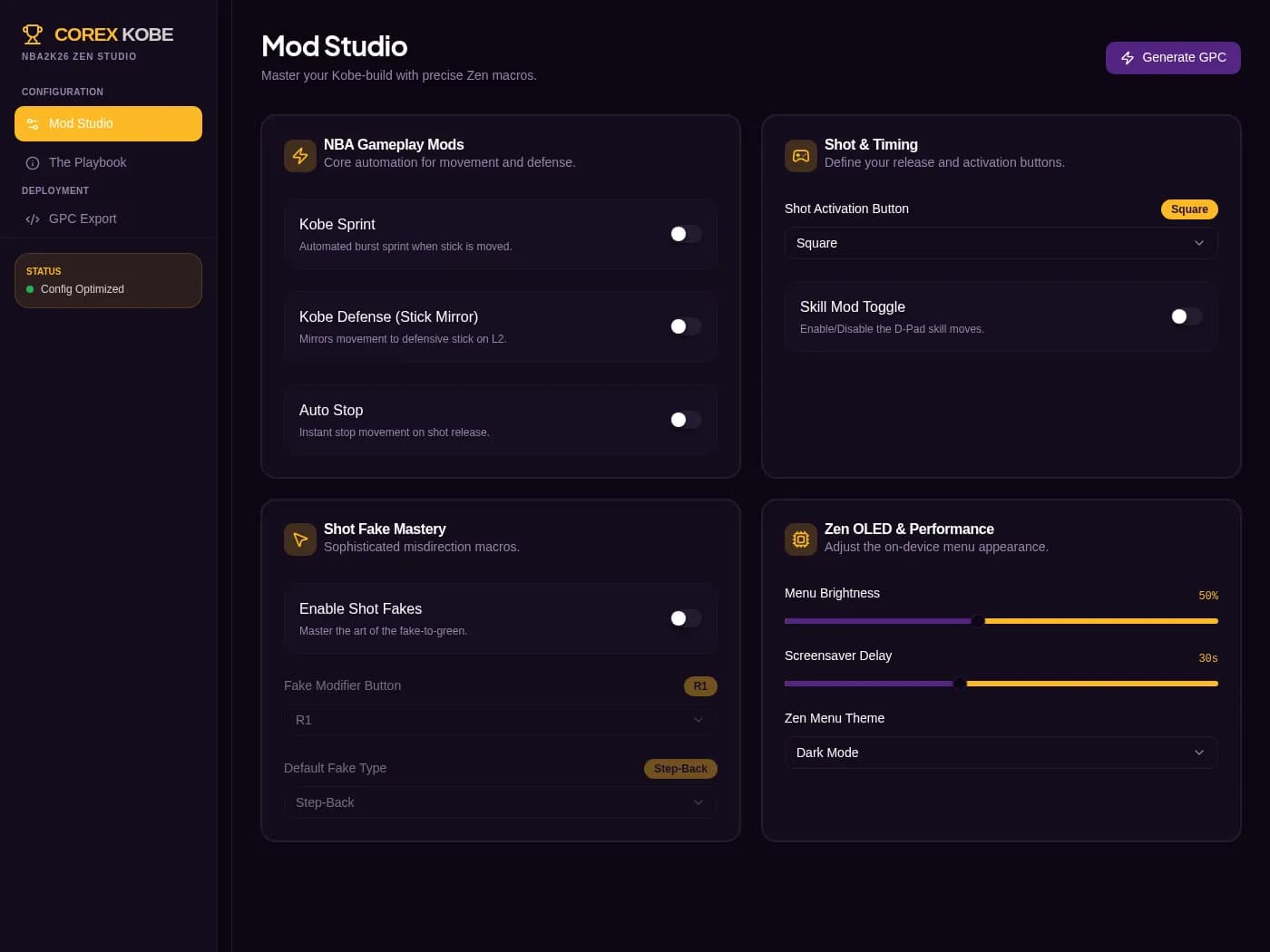 CoreX NBA2K26 Script