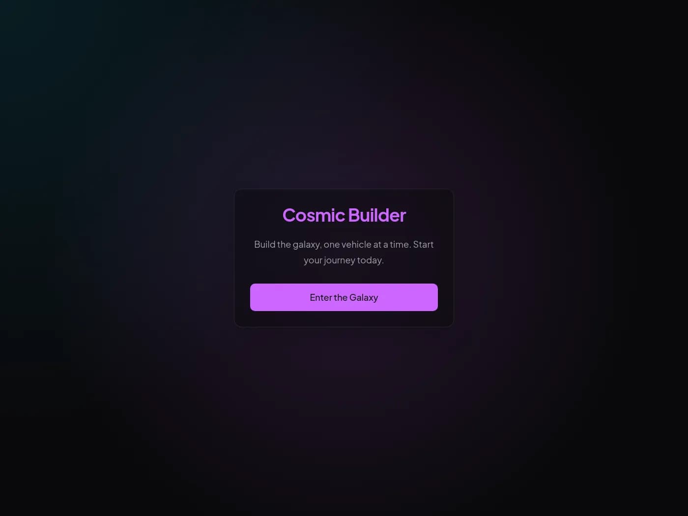 Cosmic Builder Simulator