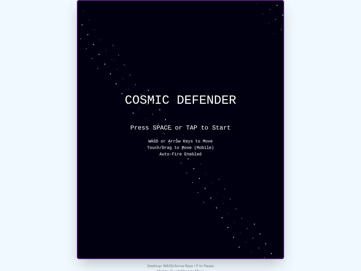 Cosmic Defender