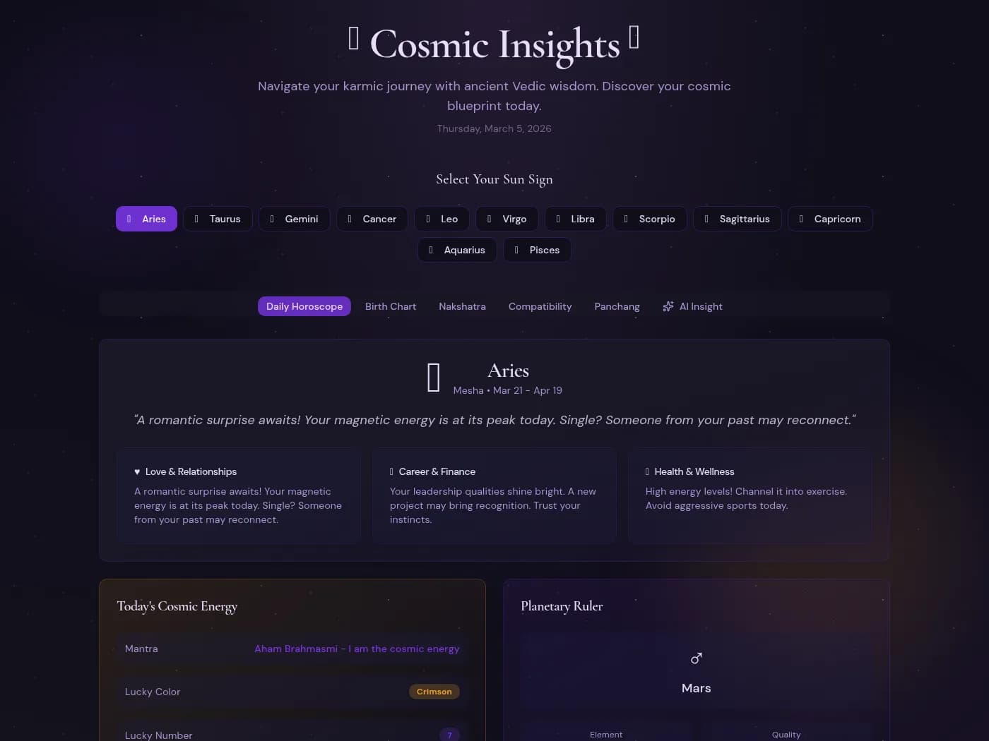 Cosmic Insights Clone