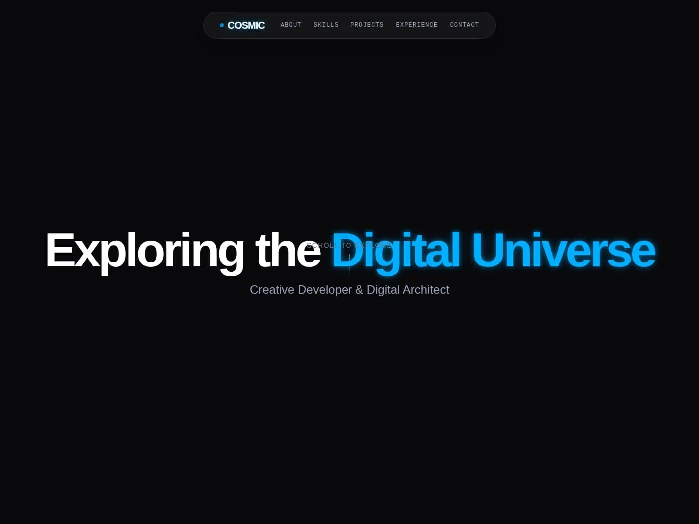 CosmicAura Portfolio
