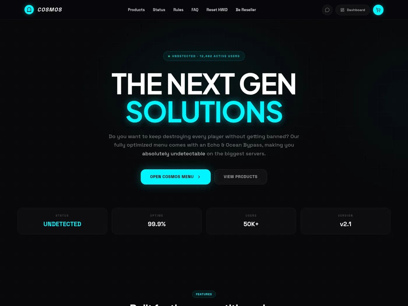 Cosmos Menu Clone