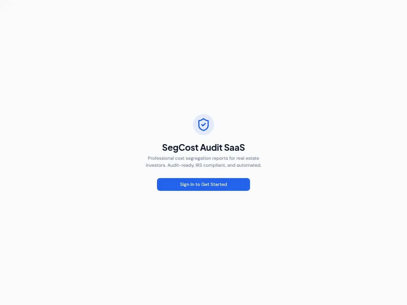 SegCost Audit SaaS