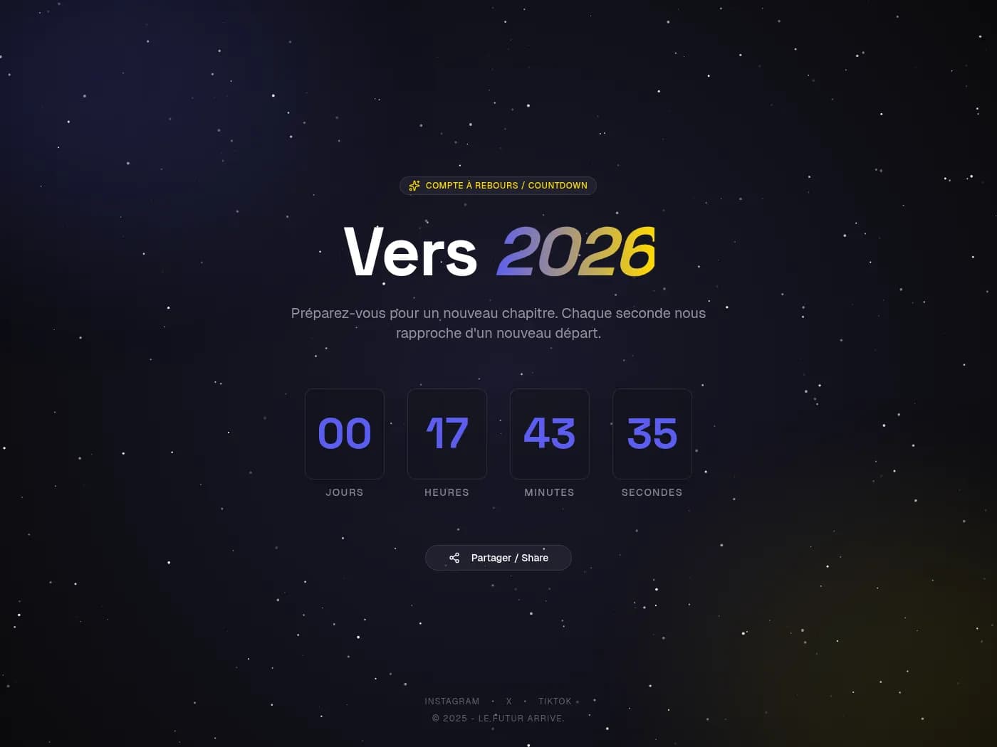 2026 Countdown Site