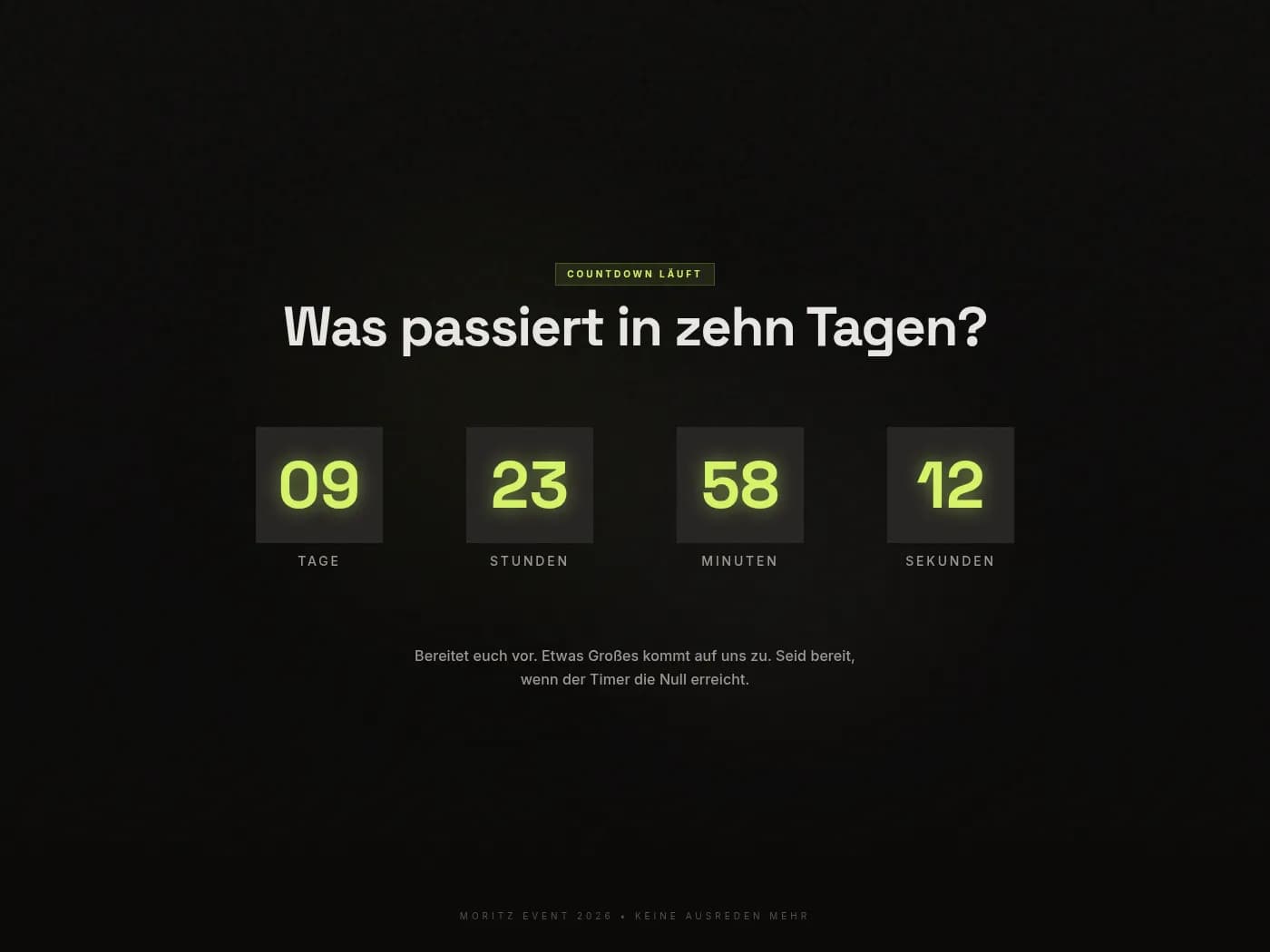 Countdown Action Site