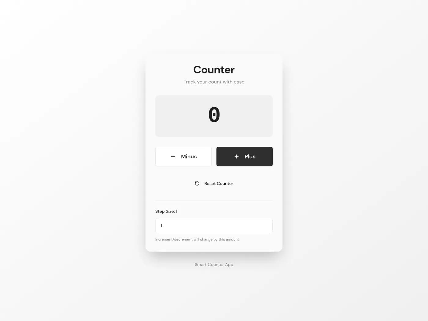 Smart Counter App