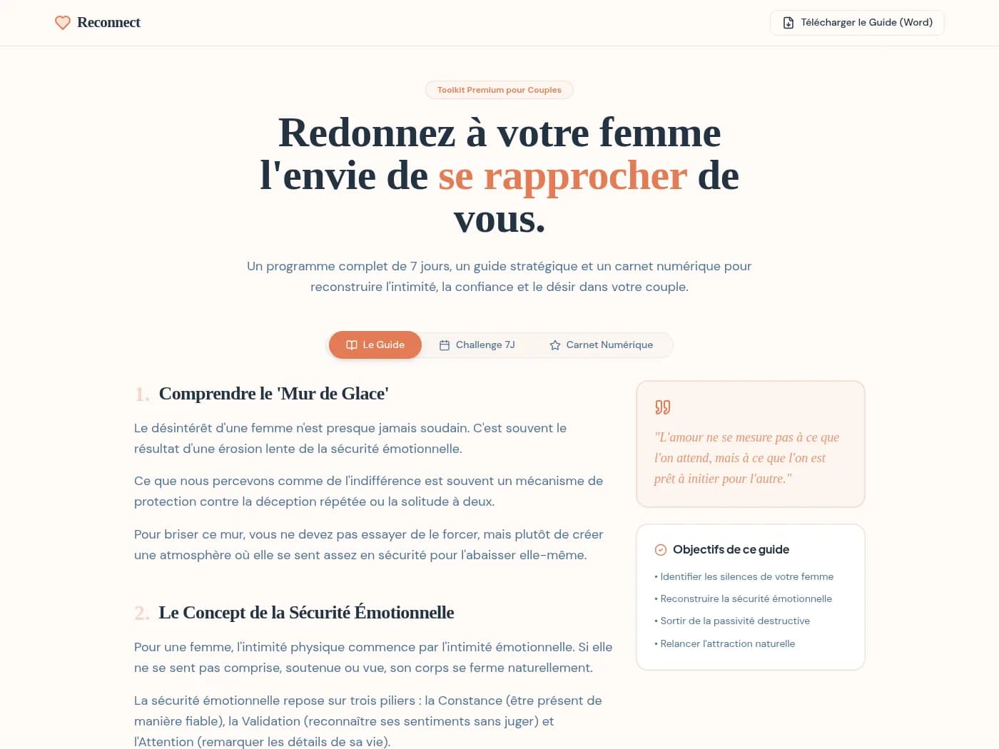 Couple Reconnect Toolkit