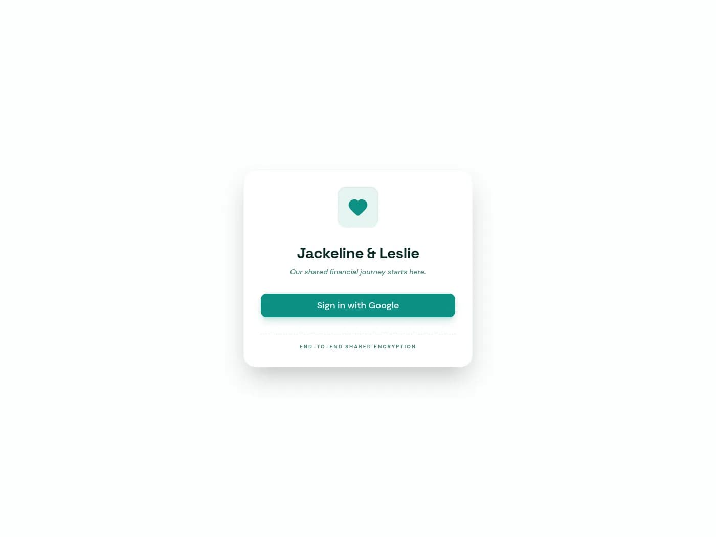 Couple Finance Tracker