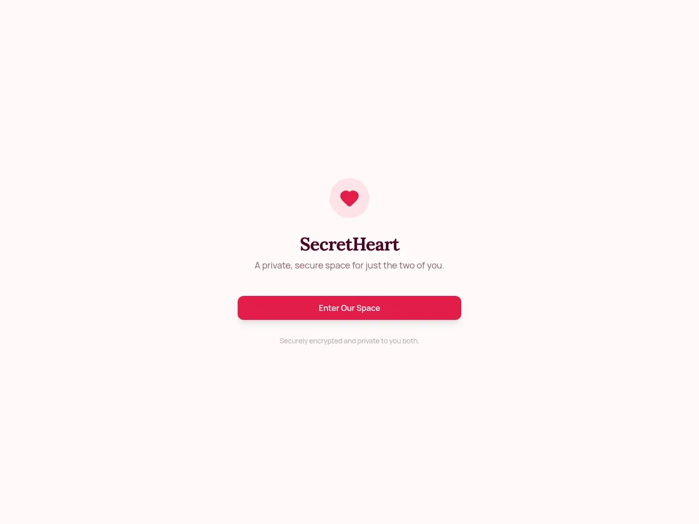 Couple's Secret Messenger